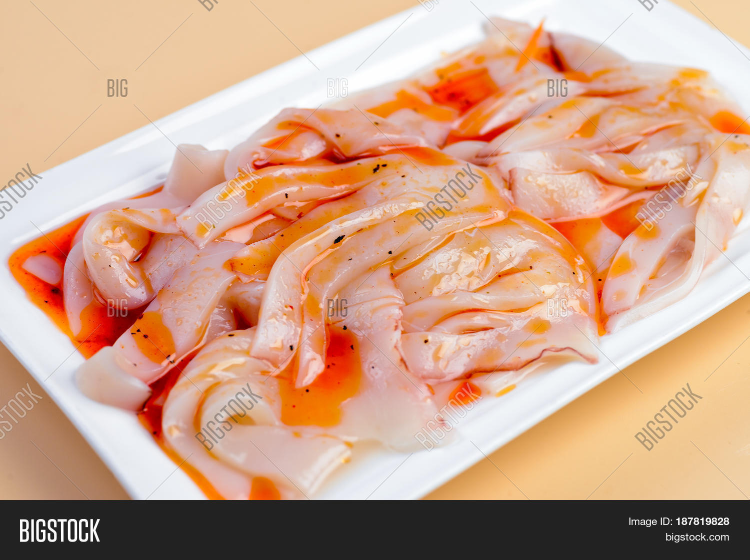 Fresh Squid Meat Image & Photo (Free Trial) | Bigstock
