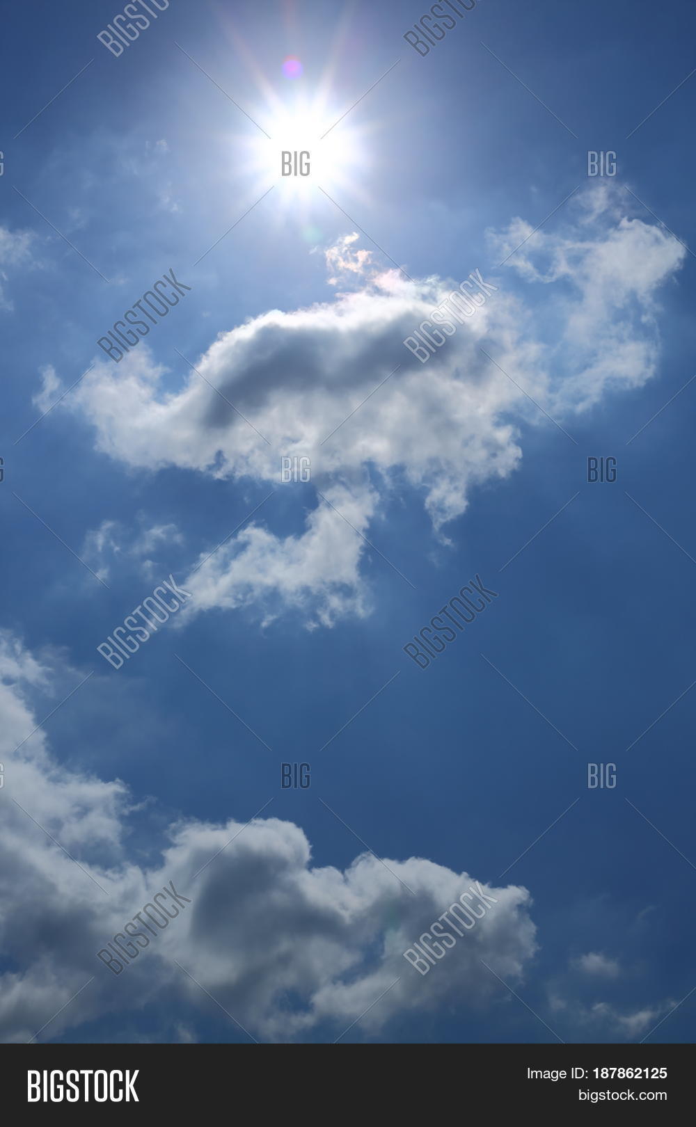 Sun Blue Sky Image & Photo (Free Trial) | Bigstock