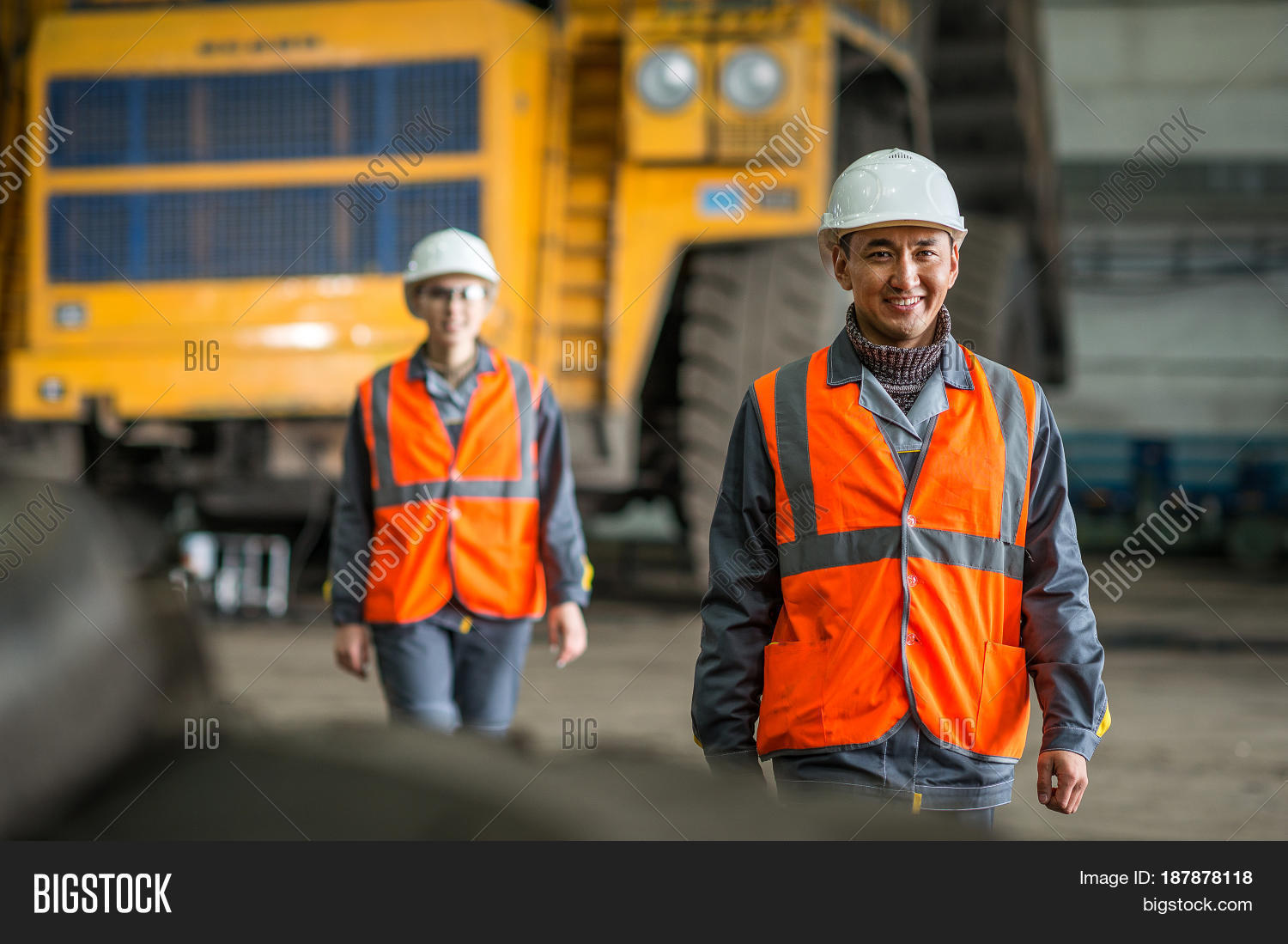 Mining Workers Front Image & Photo (Free Trial) | Bigstock