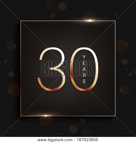 30 Years Anniversary Vector & Photo (Free Trial) | Bigstock