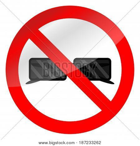 No Glasses Symbol. No Vector & Photo (Free Trial) | Bigstock