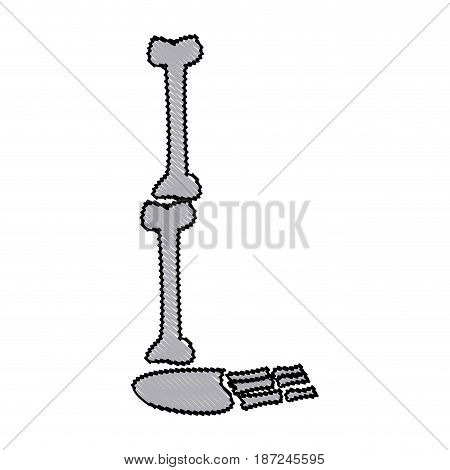 Cartoon Leg Bone Part Vector & Photo (Free Trial) | Bigstock