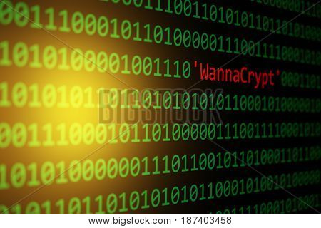 Wannacrypt Binary Code Image & Photo (Free Trial) | Bigstock
