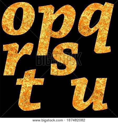 Yellow Letters Vector & Photo (Free Trial) | Bigstock