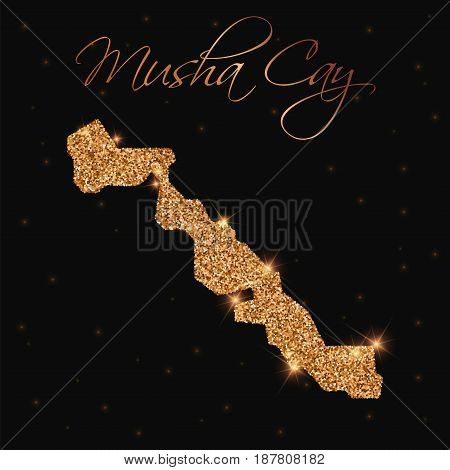 Musha Cay Map Filled Vector & Photo (Free Trial) | Bigstock