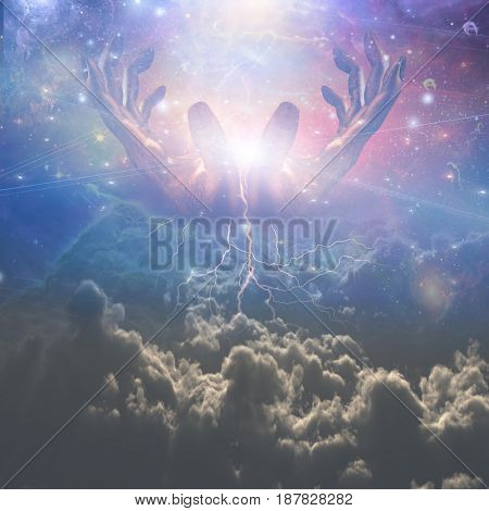 Surrealism. Hands God Image & Photo (Free Trial) | Bigstock