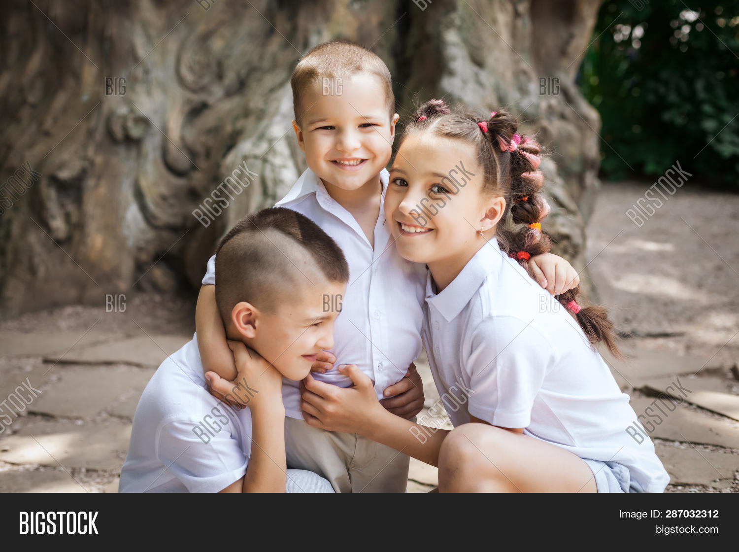 Three Happy Cute Image & Photo (Free Trial) | Bigstock
