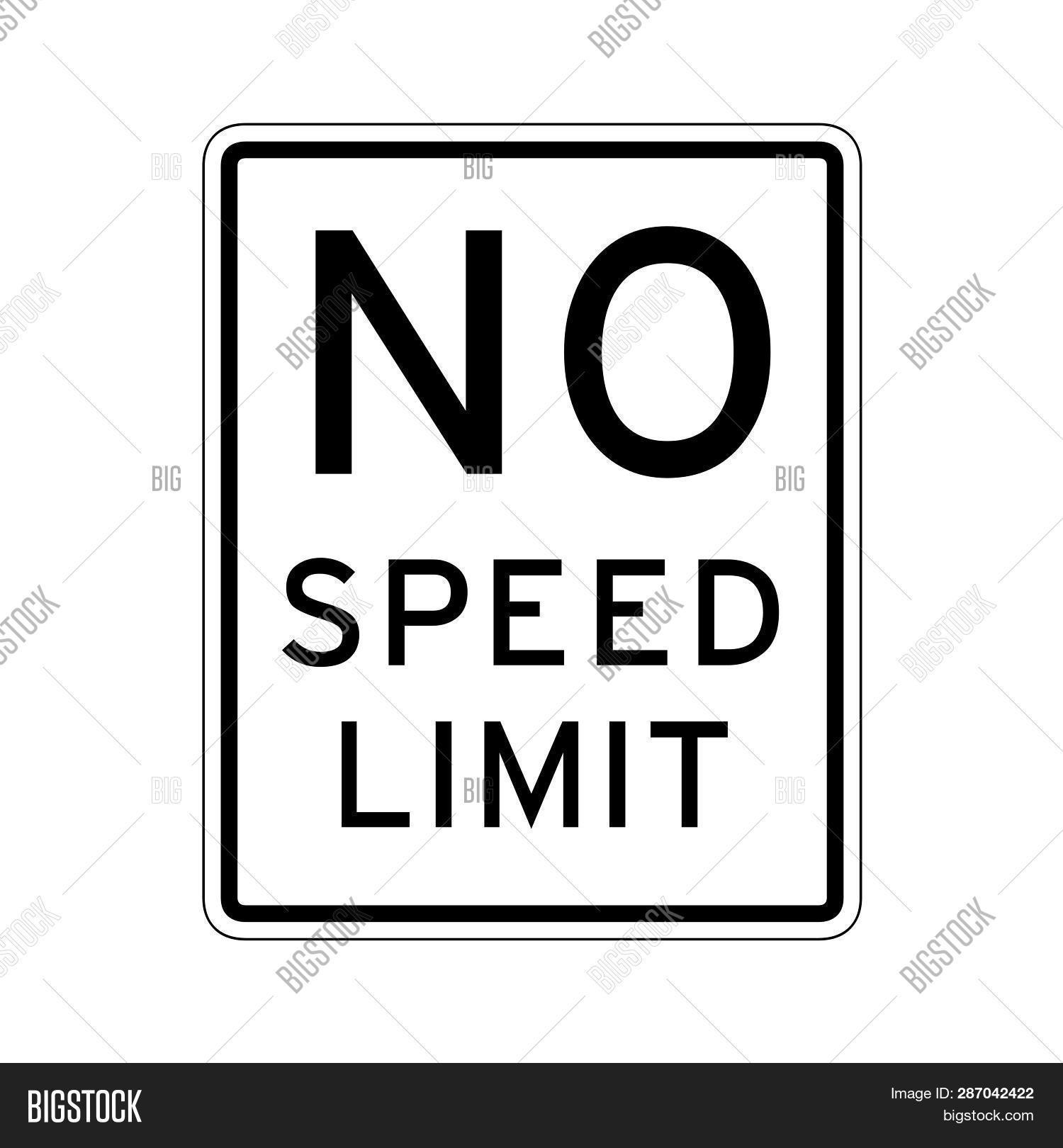 No Speed Limit Road Image & Photo (Free Trial) | Bigstock