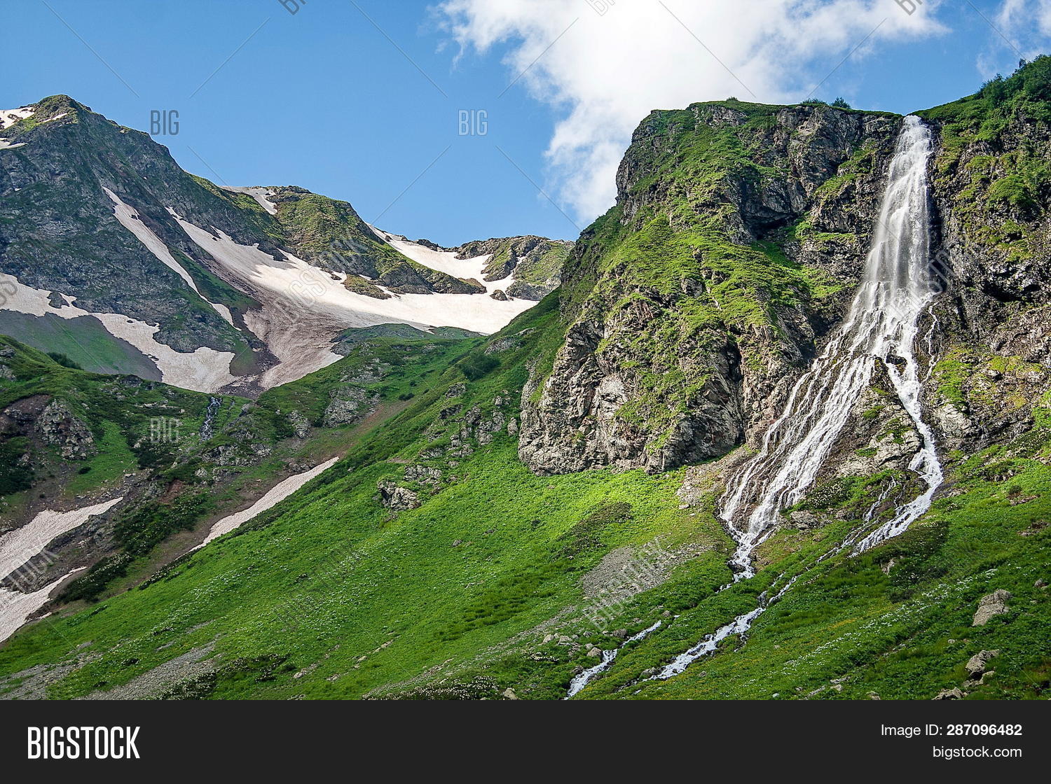 Mountain Waterfall. Image & Photo (Free Trial) | Bigstock