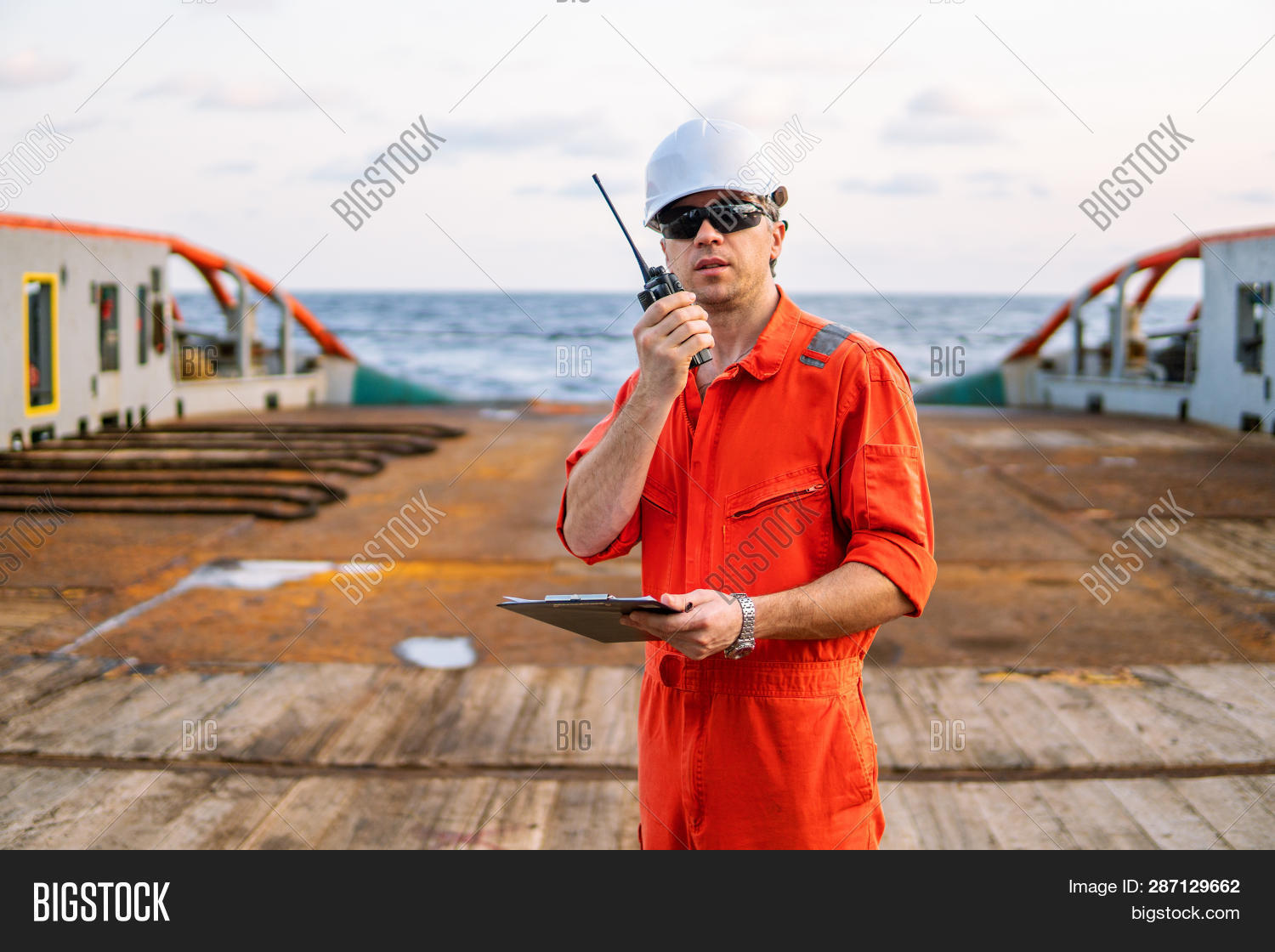 Deck Officer On Deck Image & Photo (Free Trial) | Bigstock