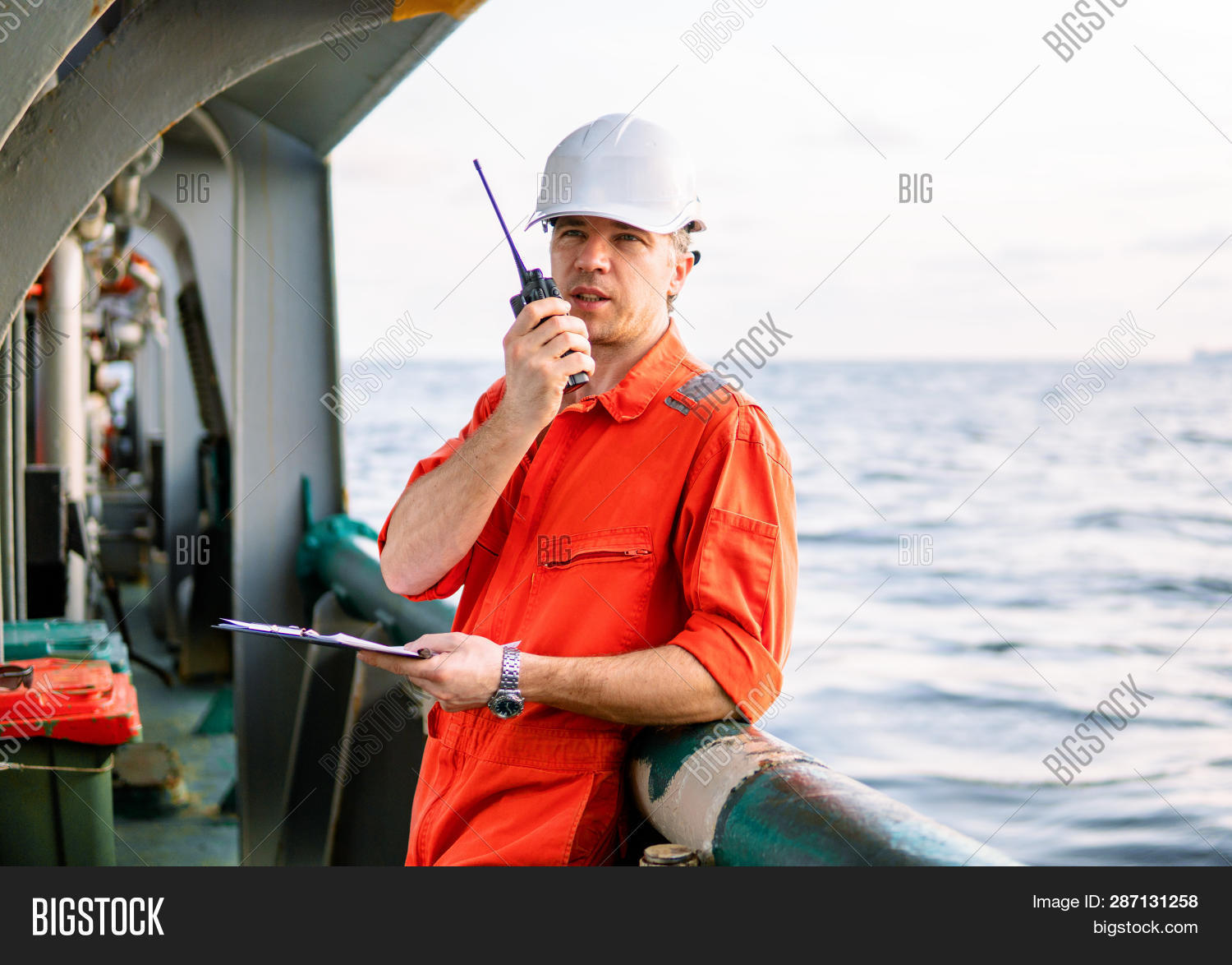 Deck Officer On Deck Image & Photo (Free Trial) | Bigstock