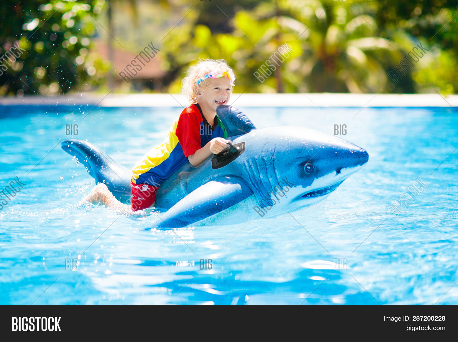 Child Playing Swimming Image & Photo (Free Trial) | Bigstock