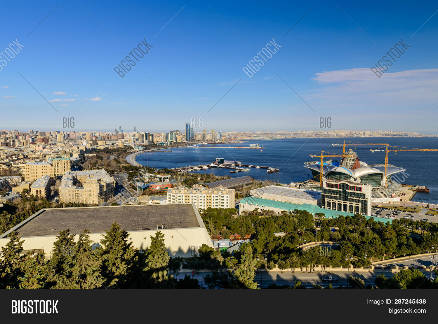 Baku Aerial Panoramic Image & Photo (Free Trial) | Bigstock