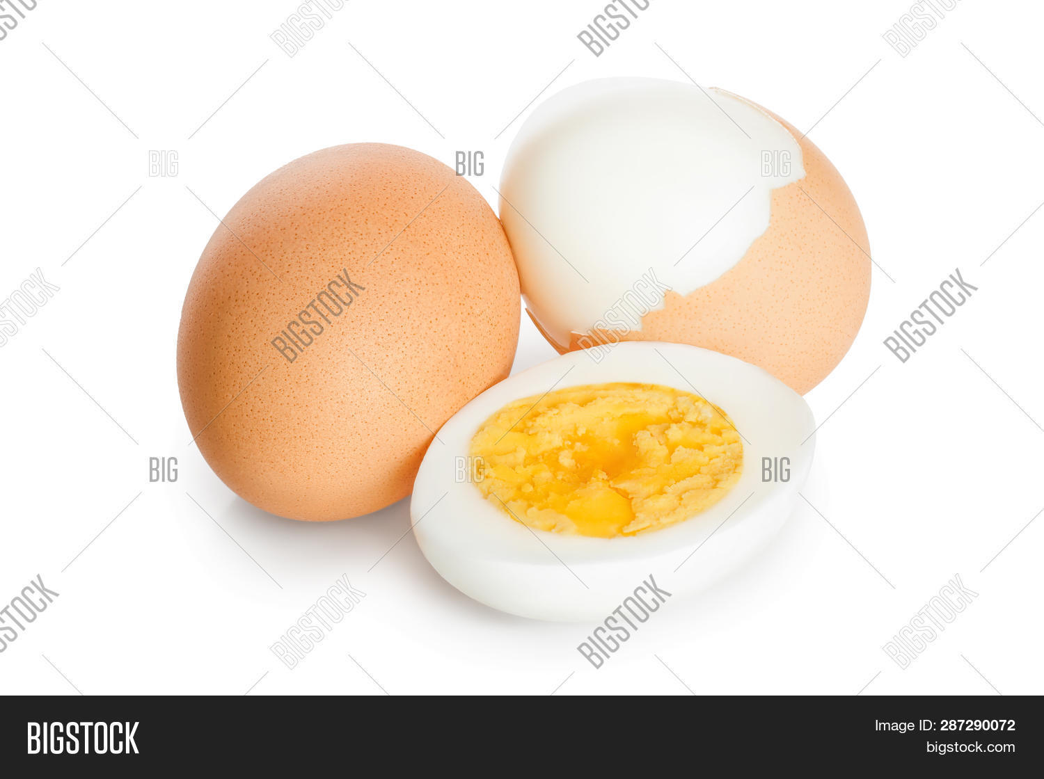 Boiled Egg Half Image & Photo (Free Trial) | Bigstock