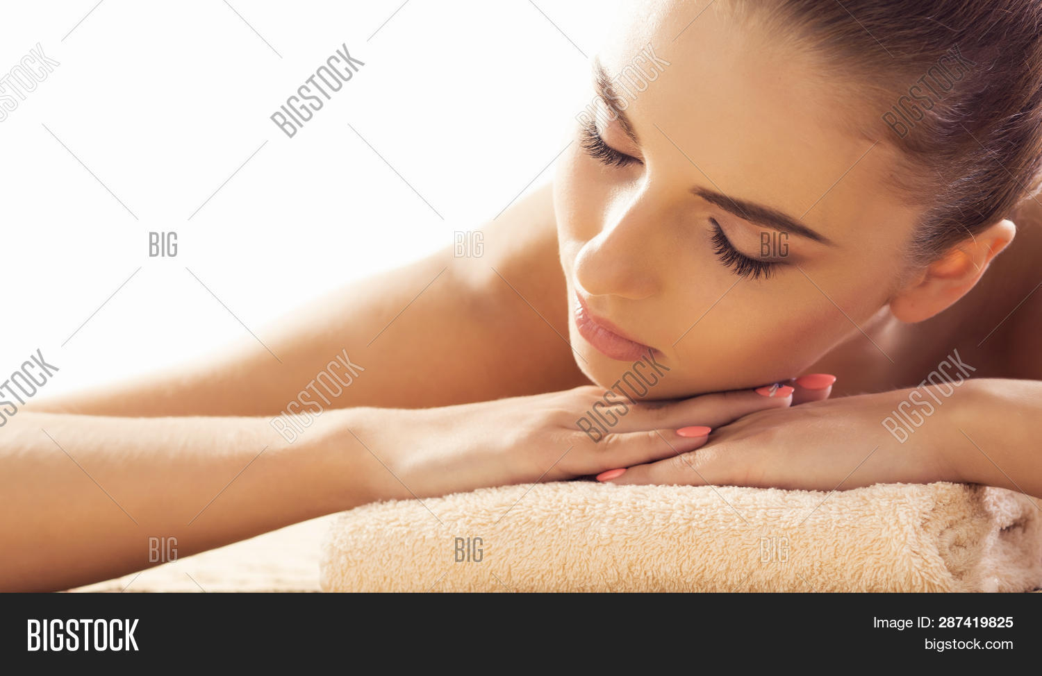 Close- Young Woman Spa Image & Photo (Free Trial) | Bigstock