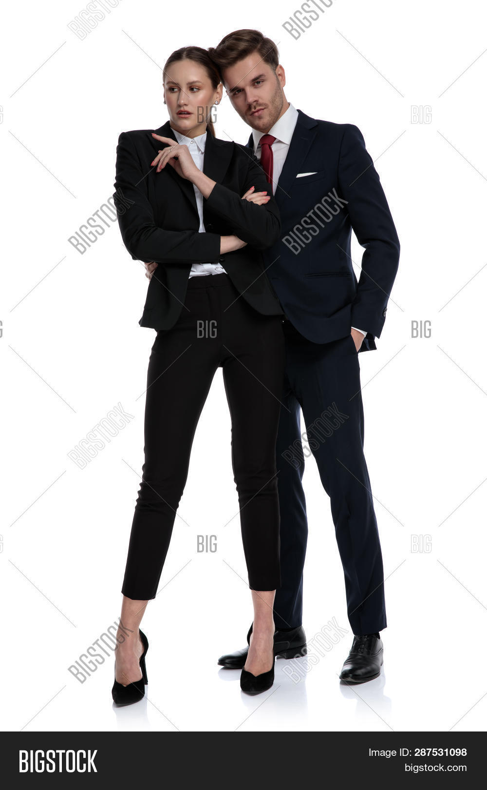 Couple Business Suits Image & Photo (Free Trial) | Bigstock