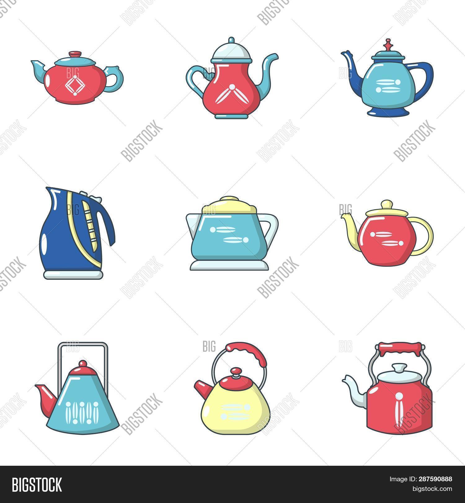 Afternoon Tea Icons Image & Photo (Free Trial) | Bigstock