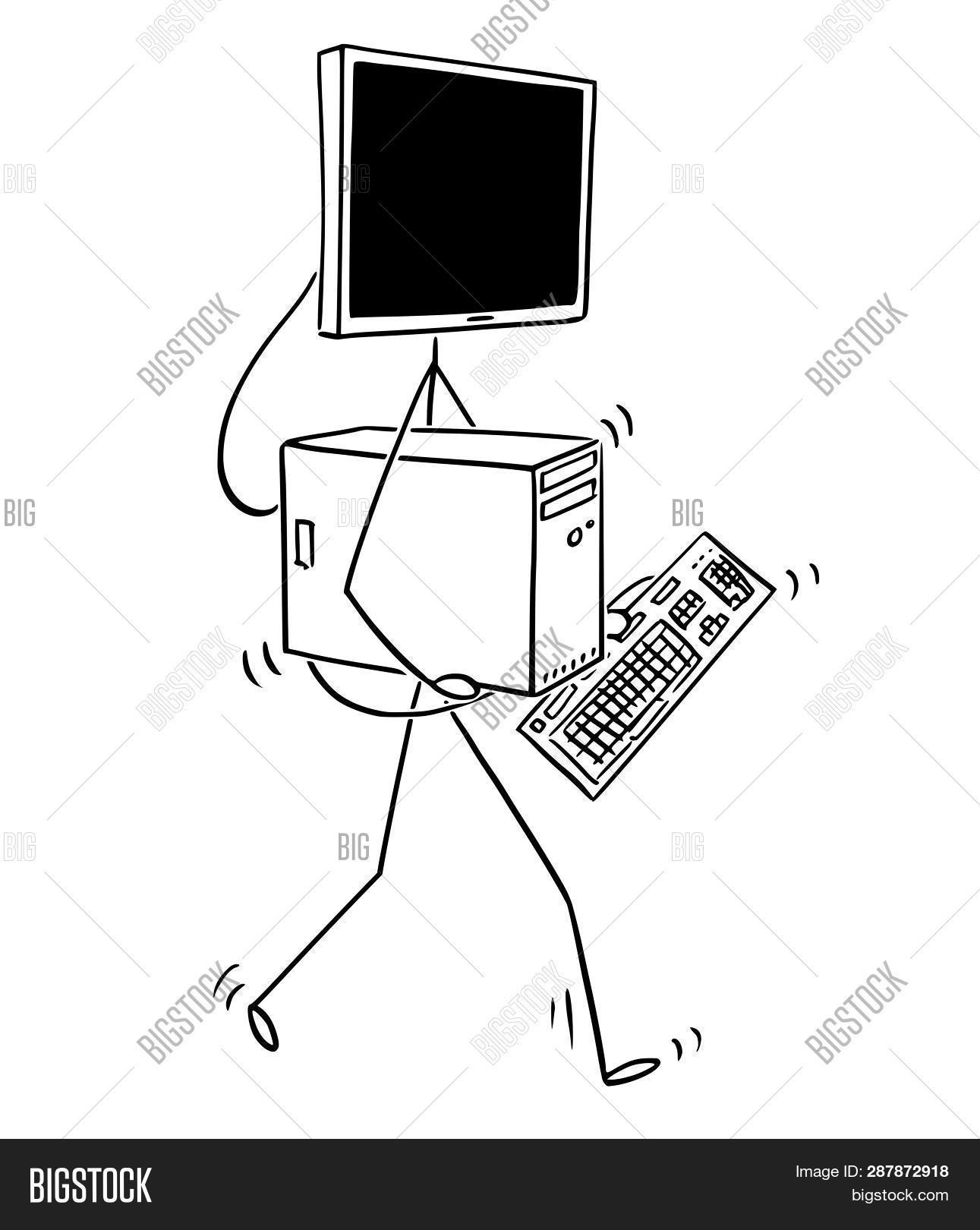 Cartoon Stick Figure Image & Photo (Free Trial) | Bigstock