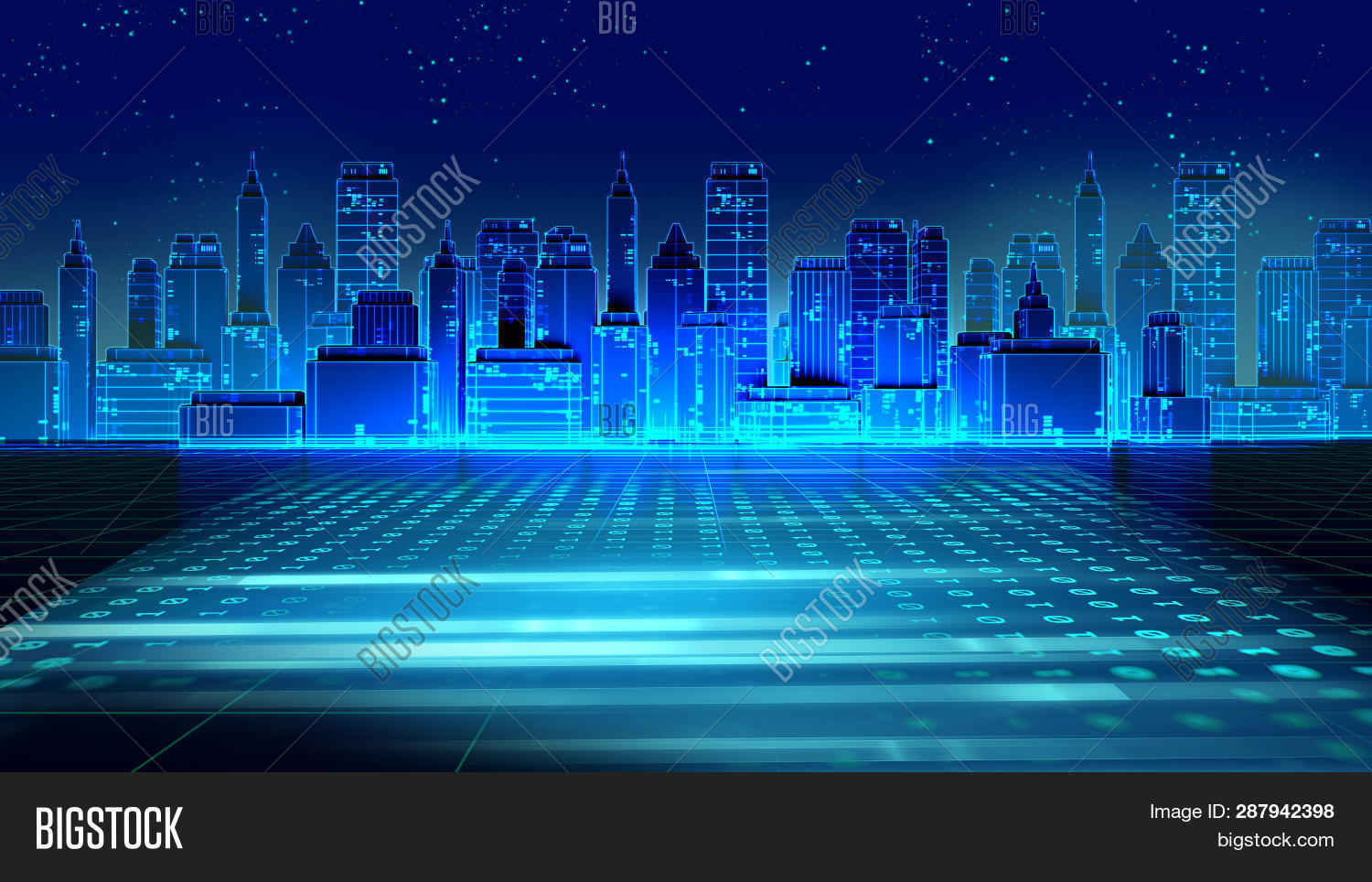 Digital City Scape Image & Photo (Free Trial) | Bigstock