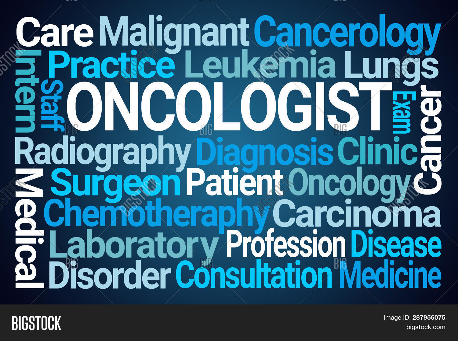 Oncologist Word Cloud Image & Photo (Free Trial) | Bigstock