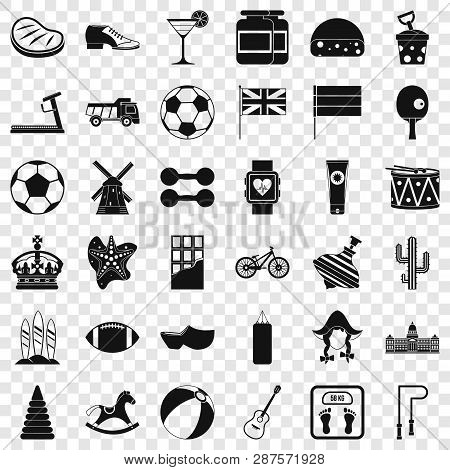 Country Icons Set. Vector & Photo (Free Trial) | Bigstock