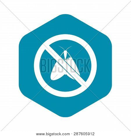 No Moth Sign Icon Vector & Photo (Free Trial) | Bigstock