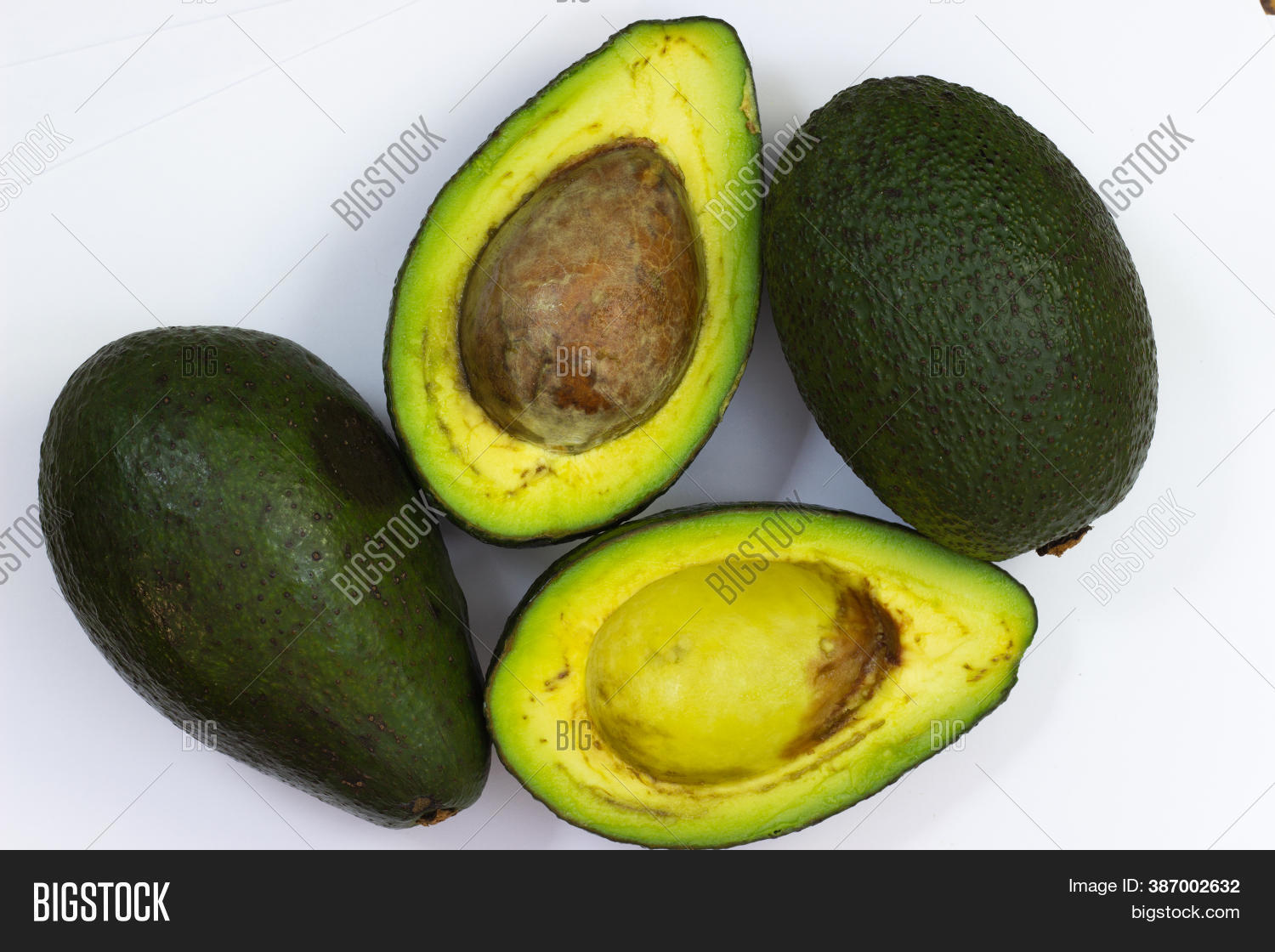 Avocado On White Image & Photo (Free Trial) | Bigstock