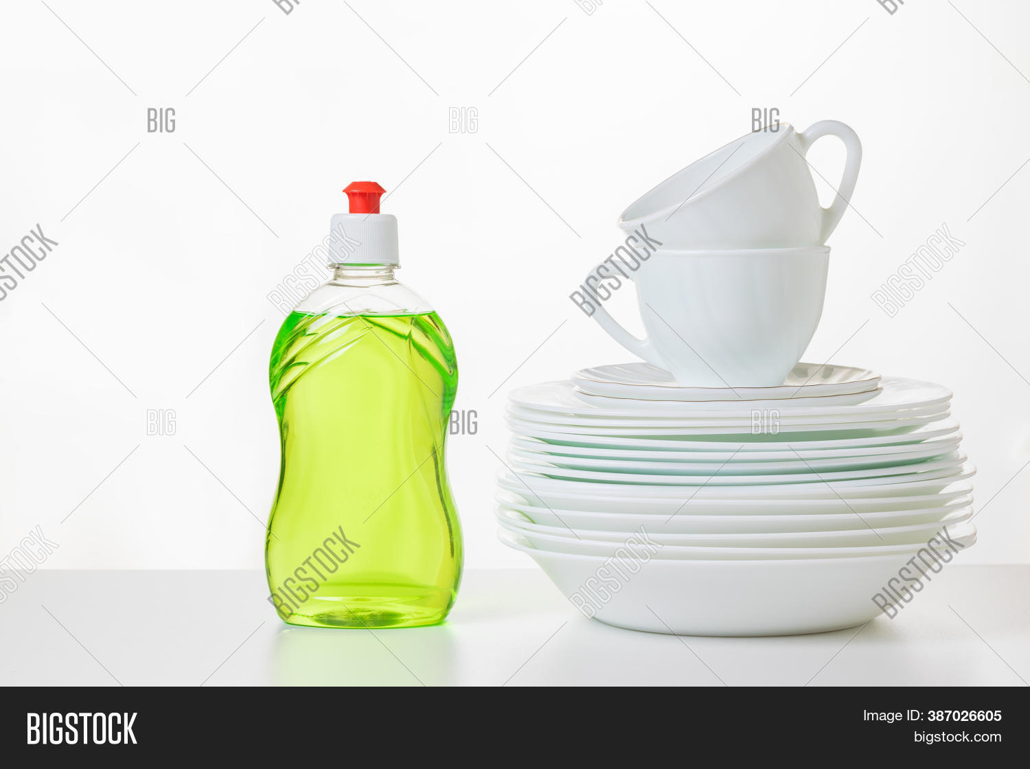 Green Dish Washing Gel Image & Photo (Free Trial) | Bigstock