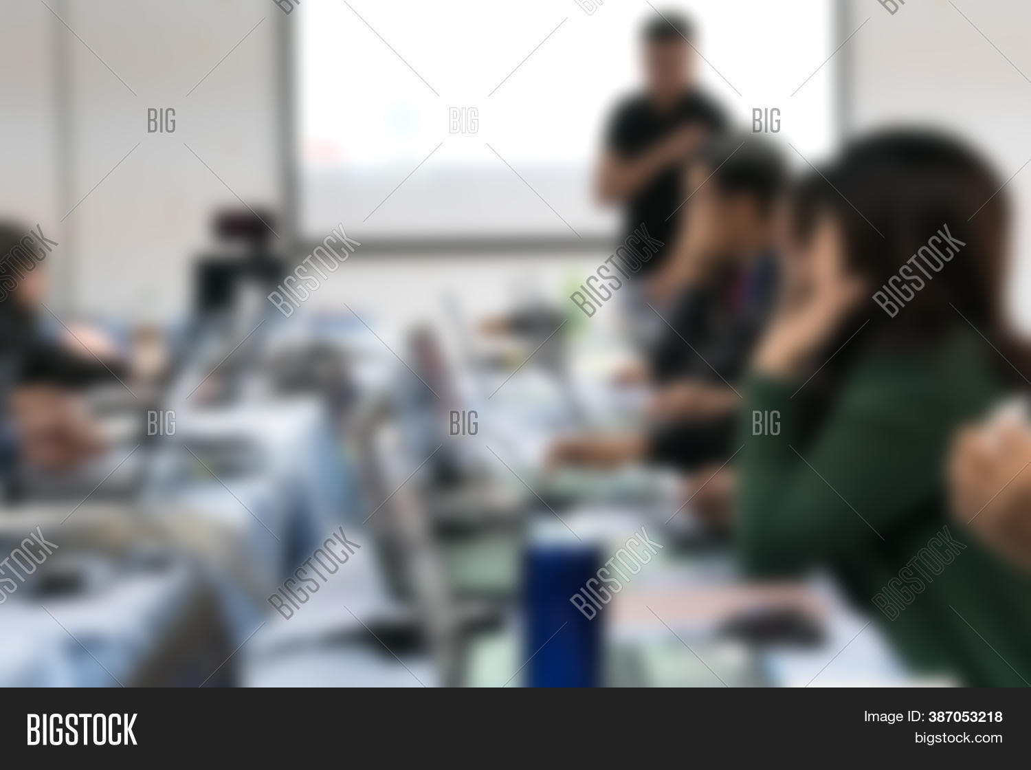 Blurred Teacher Groups Image & Photo (Free Trial) | Bigstock