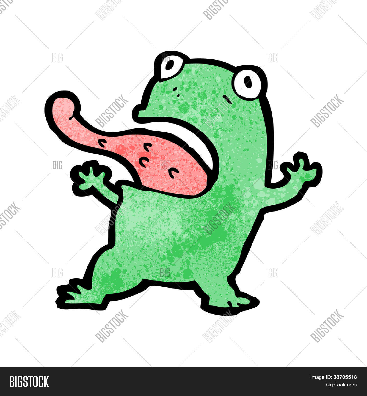 Cartoon Crazy Frog Vector & Photo (Free Trial) | Bigstock