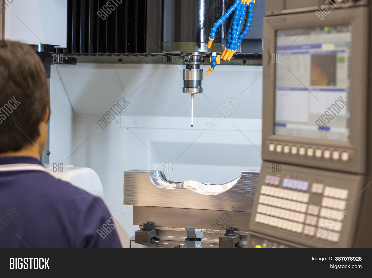 Cmm Probe Attached On Image & Photo (Free Trial) | Bigstock