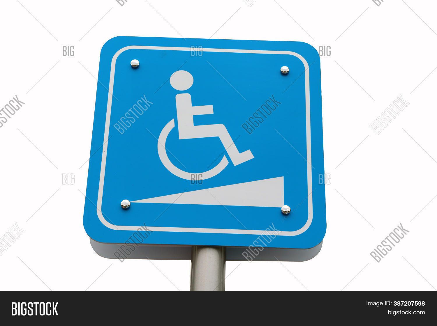 Handicapped Sign Mark Image & Photo (Free Trial) | Bigstock