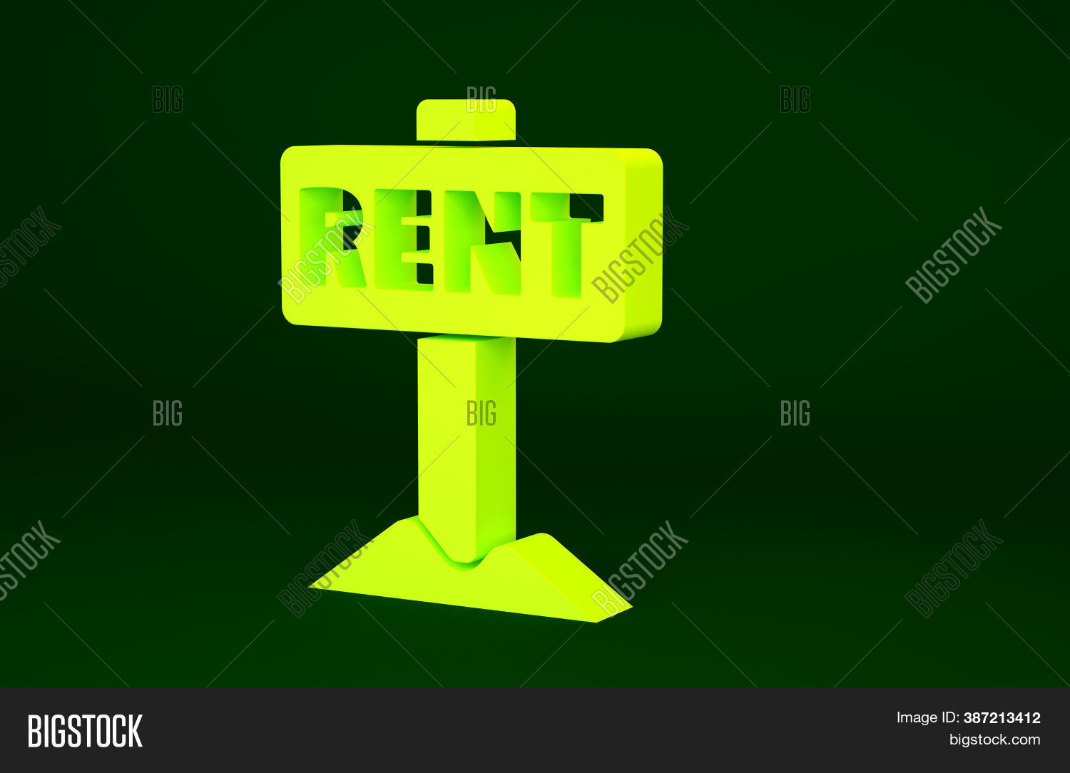 Yellow Hanging Sign Image & Photo (Free Trial) | Bigstock