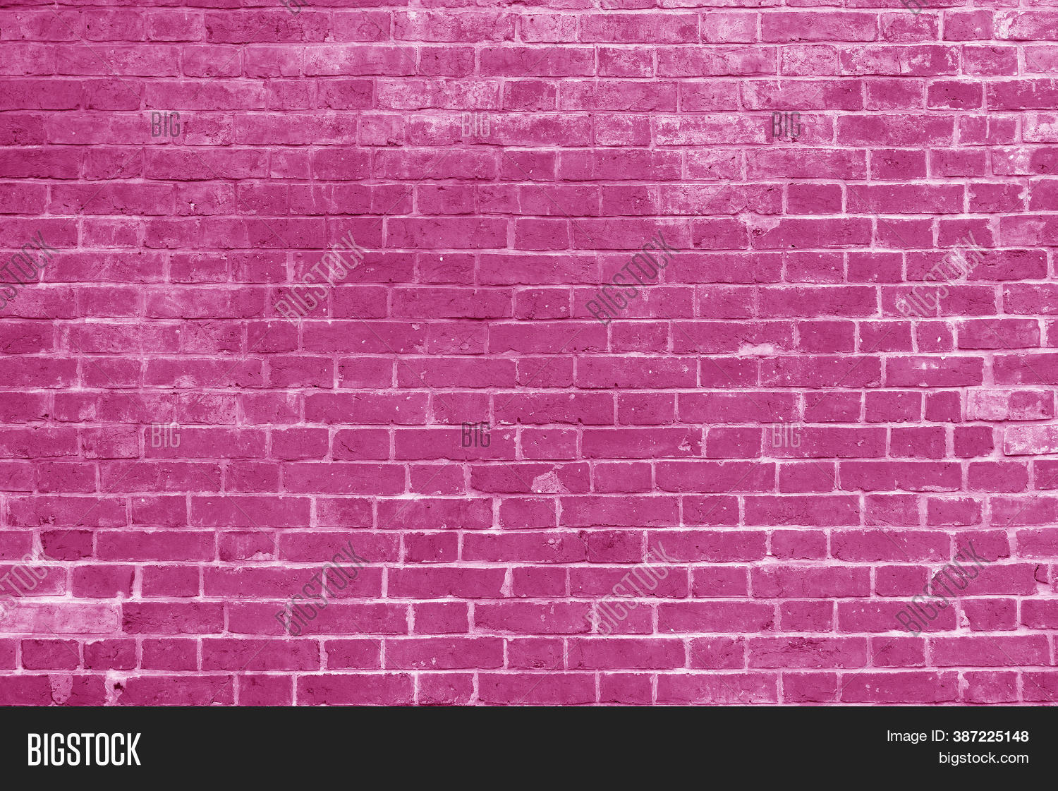 Pink Brick Wall. Image & Photo (Free Trial) | Bigstock