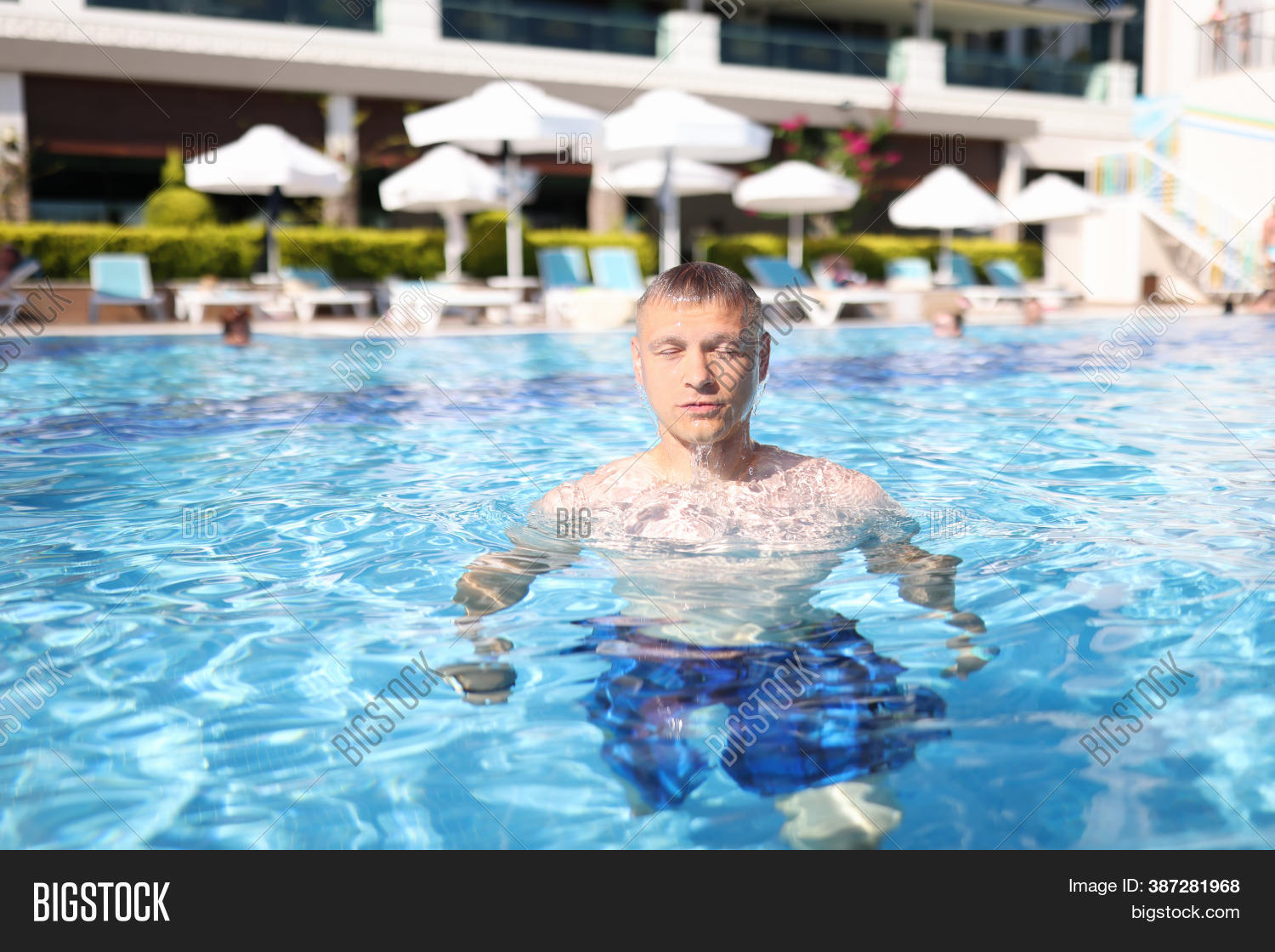 Man Emerged Water Image & Photo (Free Trial) | Bigstock