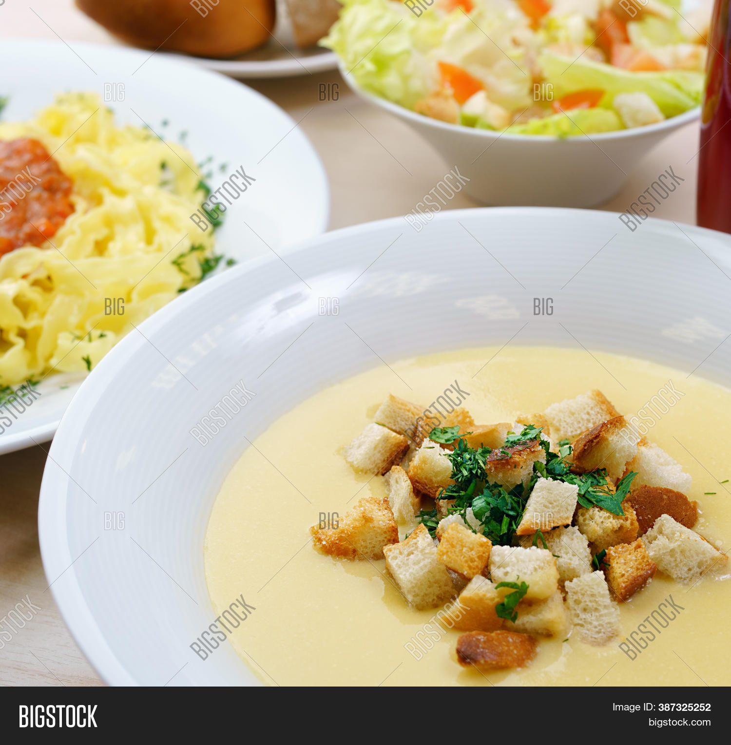 Set Dinner Three Image & Photo (Free Trial) | Bigstock