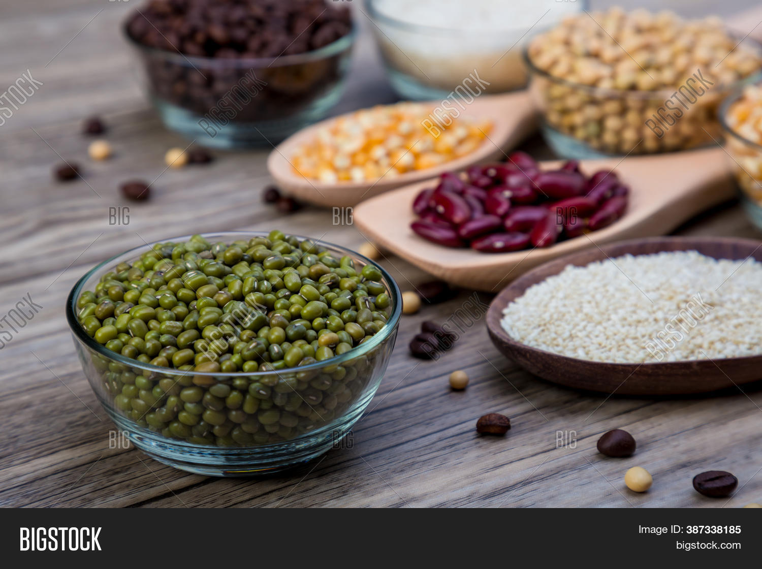 Organic Mung Beans On Image & Photo (Free Trial) | Bigstock