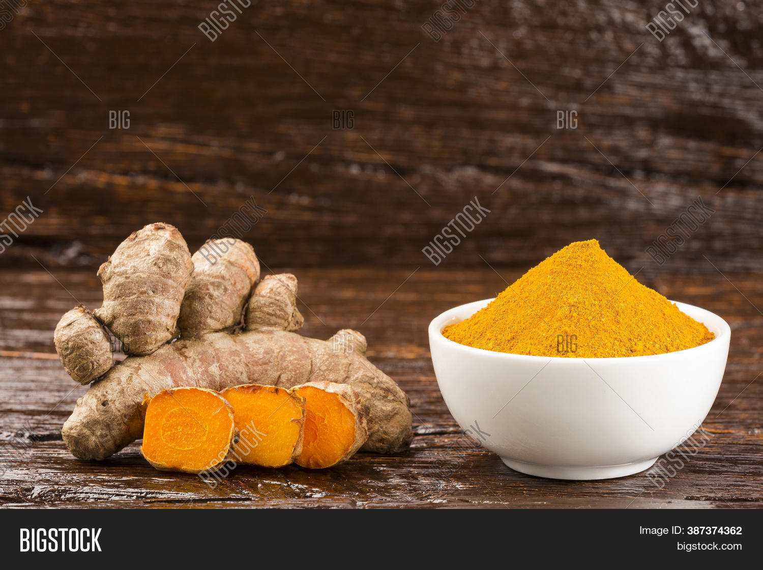 Roots Turmeric Powder Image & Photo (Free Trial) | Bigstock