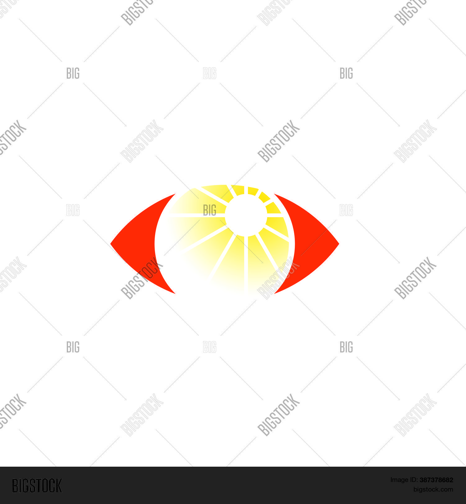 Modern Logo Eyeball Vector & Photo (Free Trial) | Bigstock