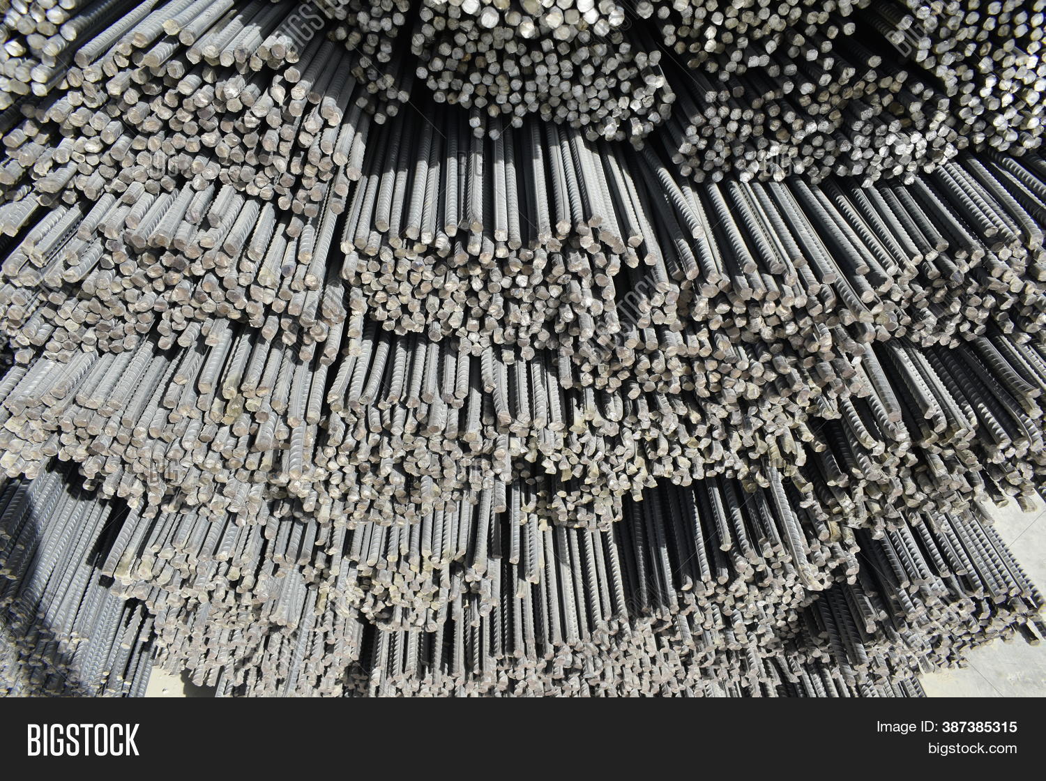 Rows Steel Rod Storage Image & Photo (Free Trial) | Bigstock