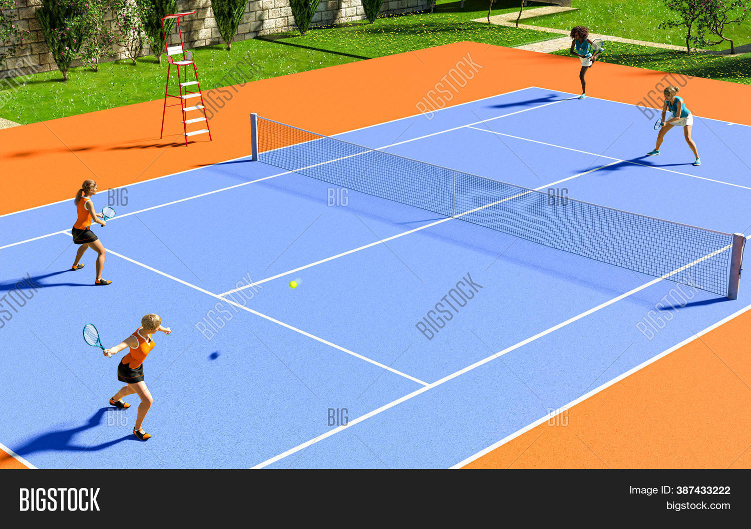 Women Playing Two Image & Photo (Free Trial) | Bigstock