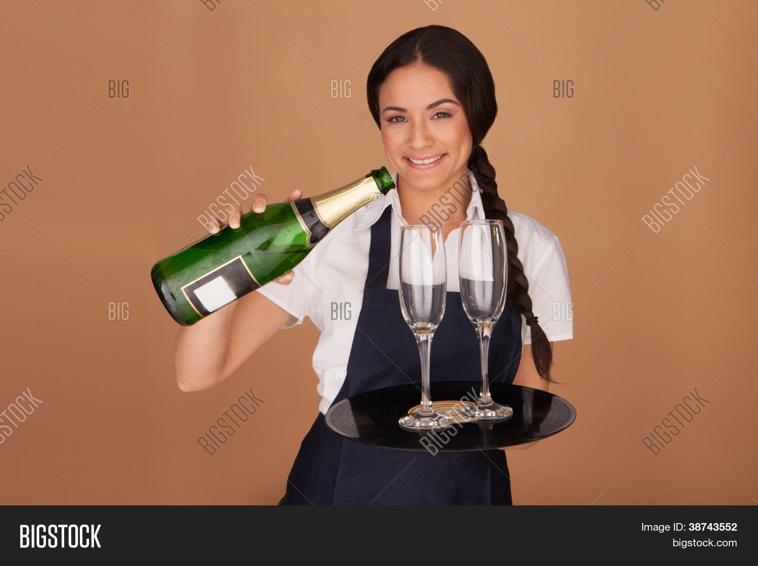 Beautiful Waitress Image & Photo (Free Trial) | Bigstock