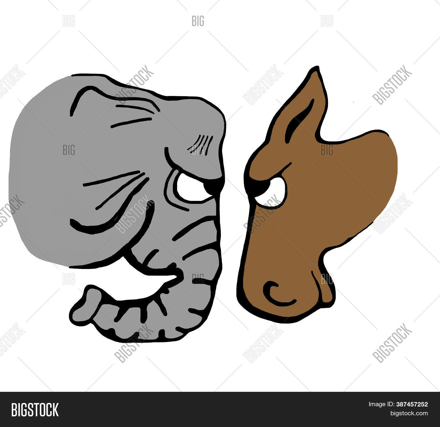 Angry Looking Donkey Image & Photo (Free Trial) | Bigstock
