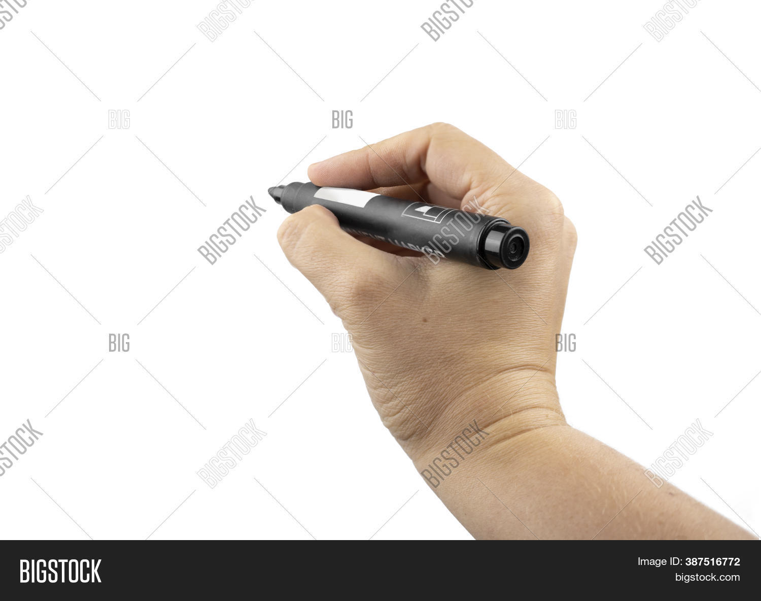 Black Marker Hand Image & Photo (Free Trial) | Bigstock