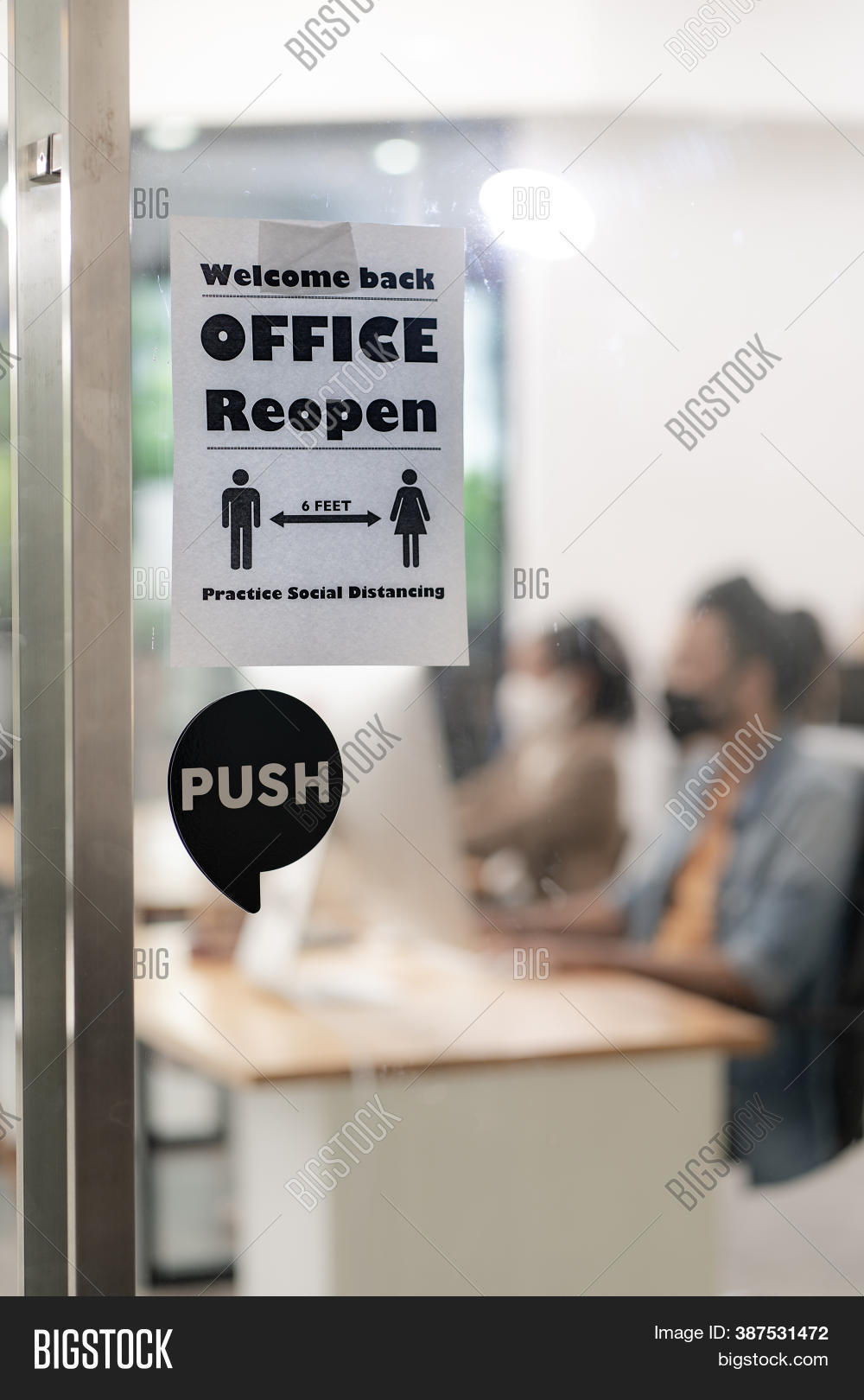 Signage Office Reopen Image & Photo (Free Trial) | Bigstock