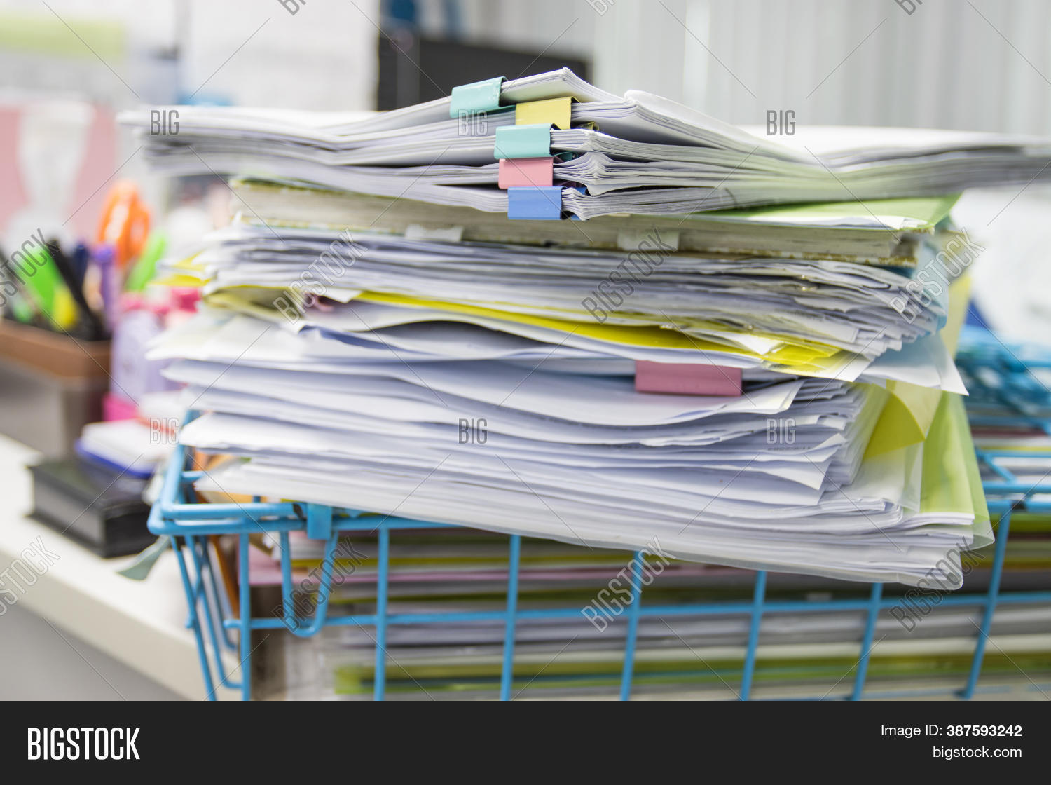 File Folder Stack Image & Photo (Free Trial) | Bigstock