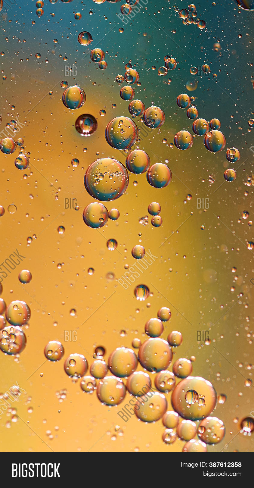 Oil Bubbles On Color Image & Photo (Free Trial) | Bigstock