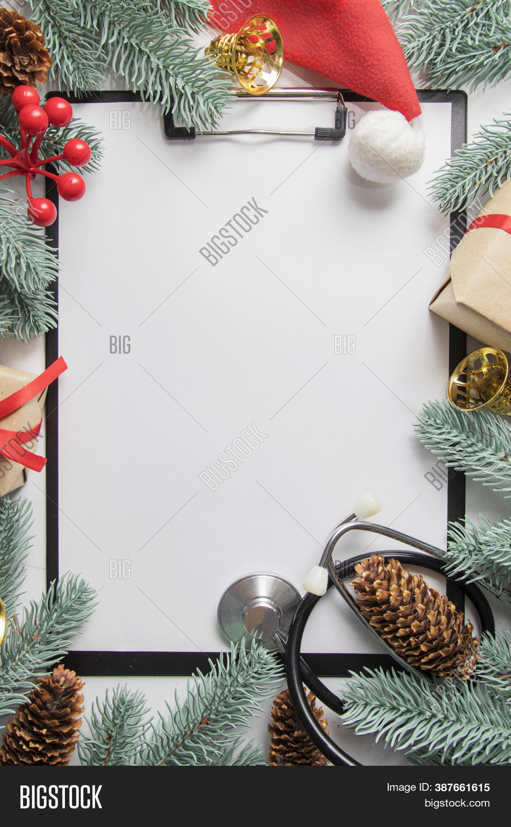 Medical Christmas Flat Image & Photo (Free Trial) | Bigstock