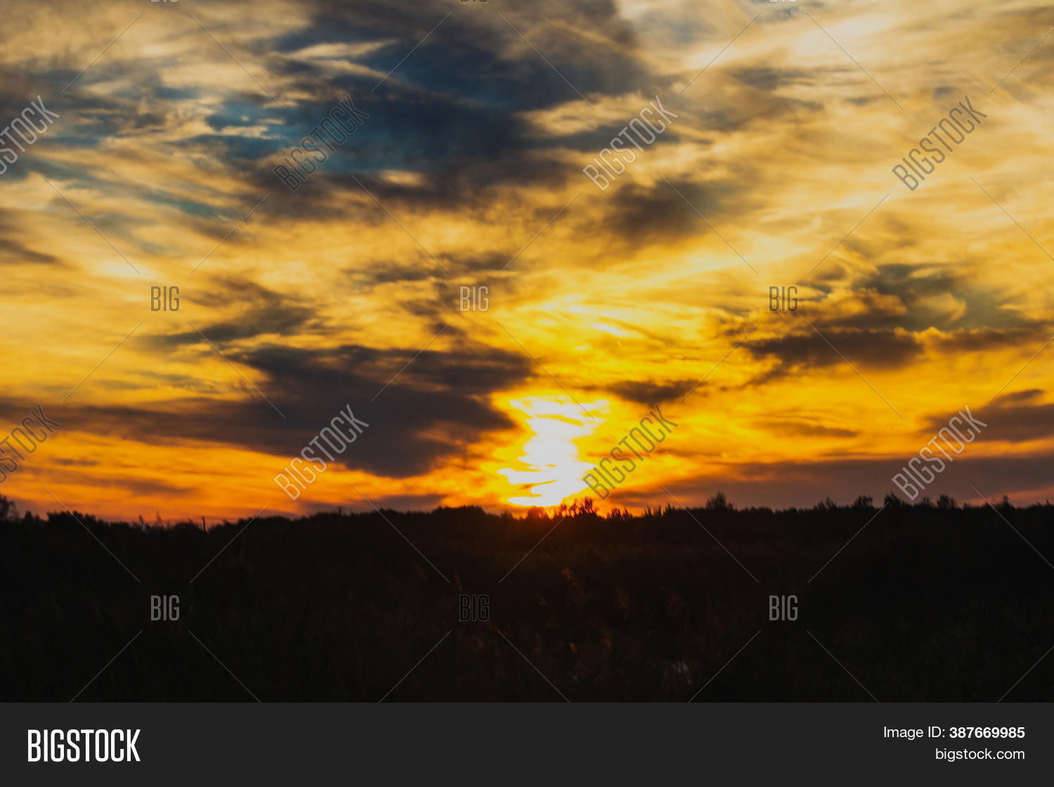 Colorful Sunset Light Image & Photo (Free Trial) | Bigstock