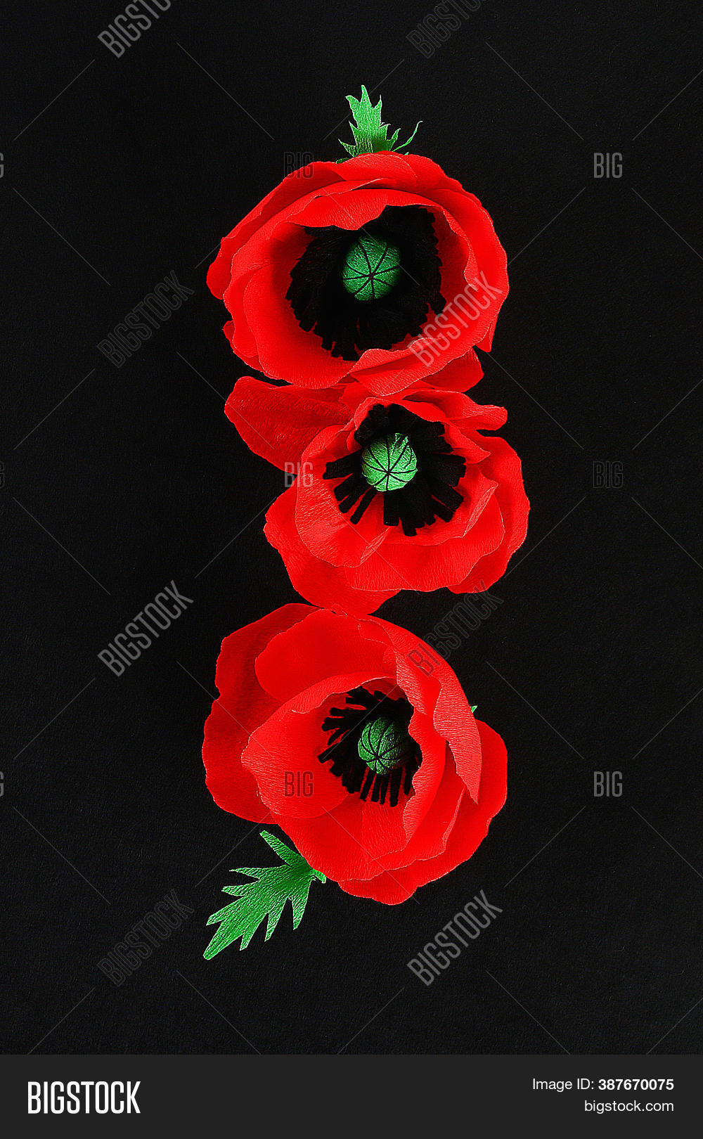 Diy Paper Red Poppy Image & Photo (Free Trial) | Bigstock